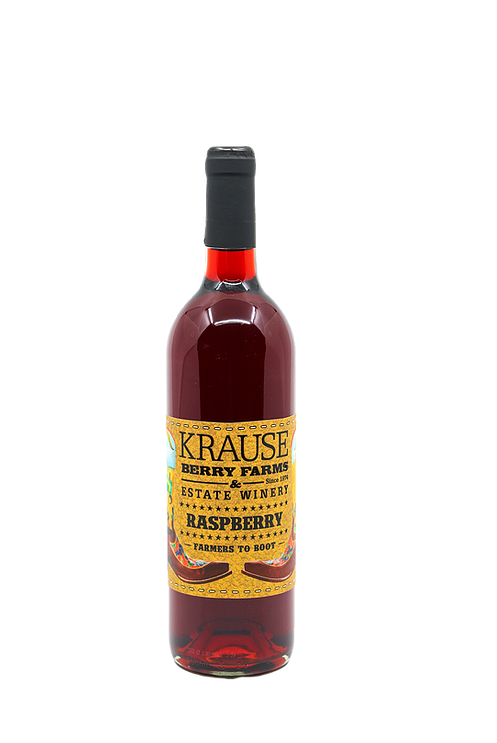 RASPBERRY WINE BOTTLE– Krause Farms Ltd